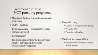 Polycystic ovarian disease (PCOS) | PPTX