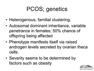 PCOS 2016.ppt | Hormonal Disorders | Endocrine and Metabolic Diseases