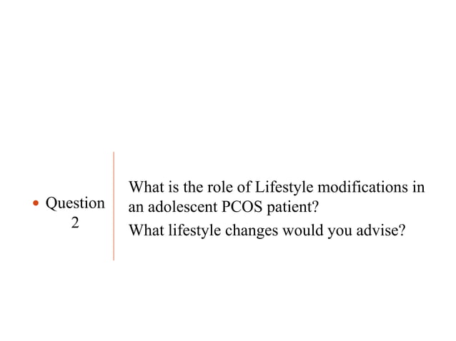 PCOS Made Easy Through Case Discussion Moderator DR. Sharda Jain , DR ...