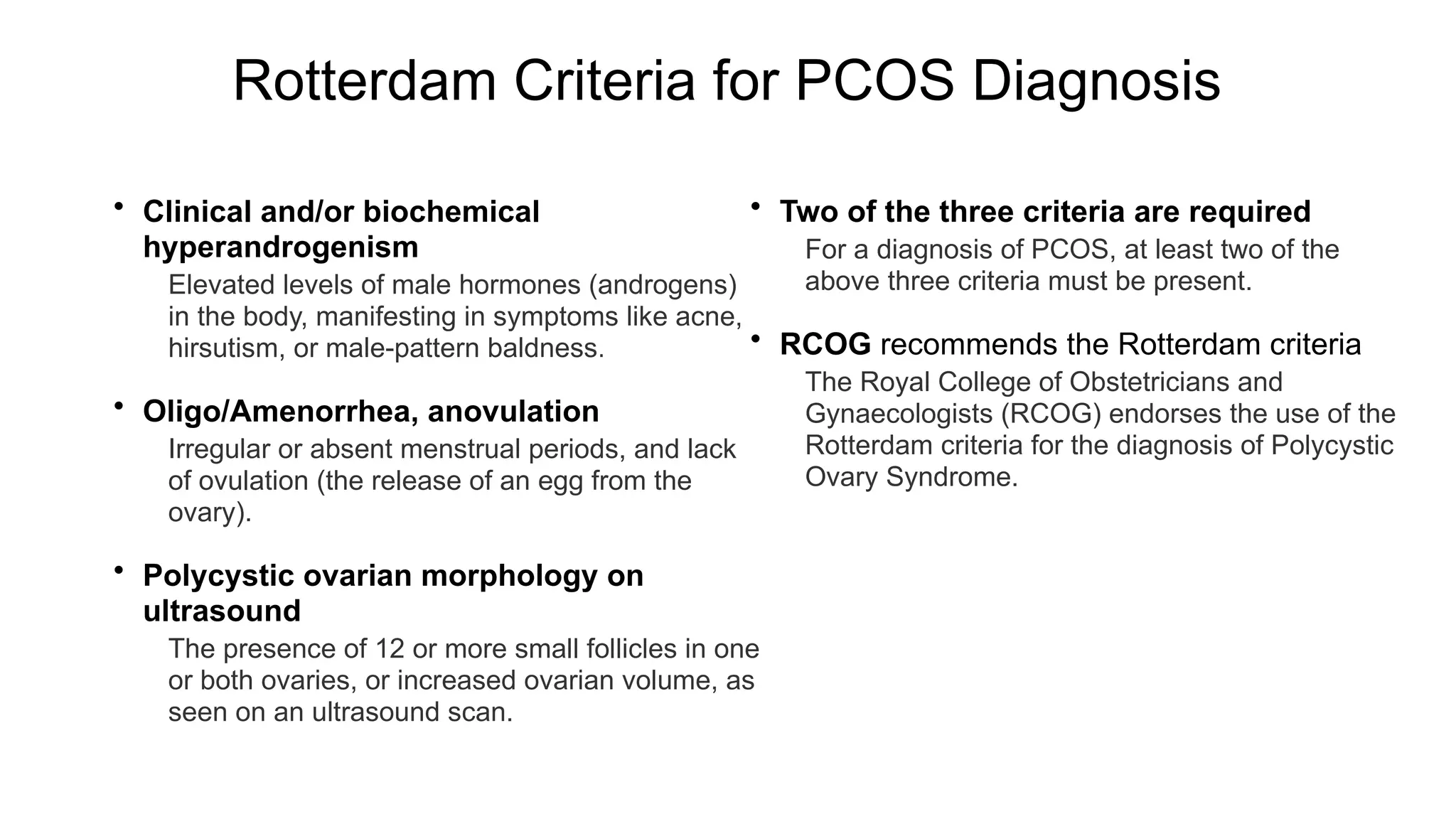 PCOS and Infertility: Latest consensus and Recent articles | PPTX