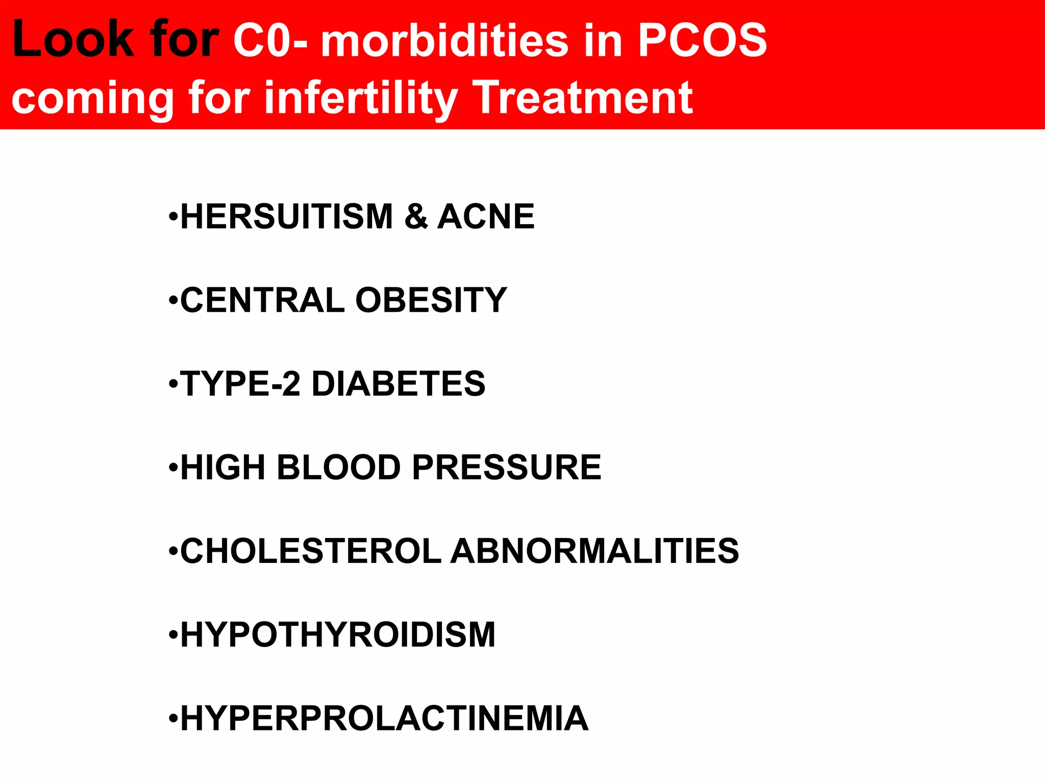 PCOS Treatment Guidelines & Review of Newer Medical Treatment in ...