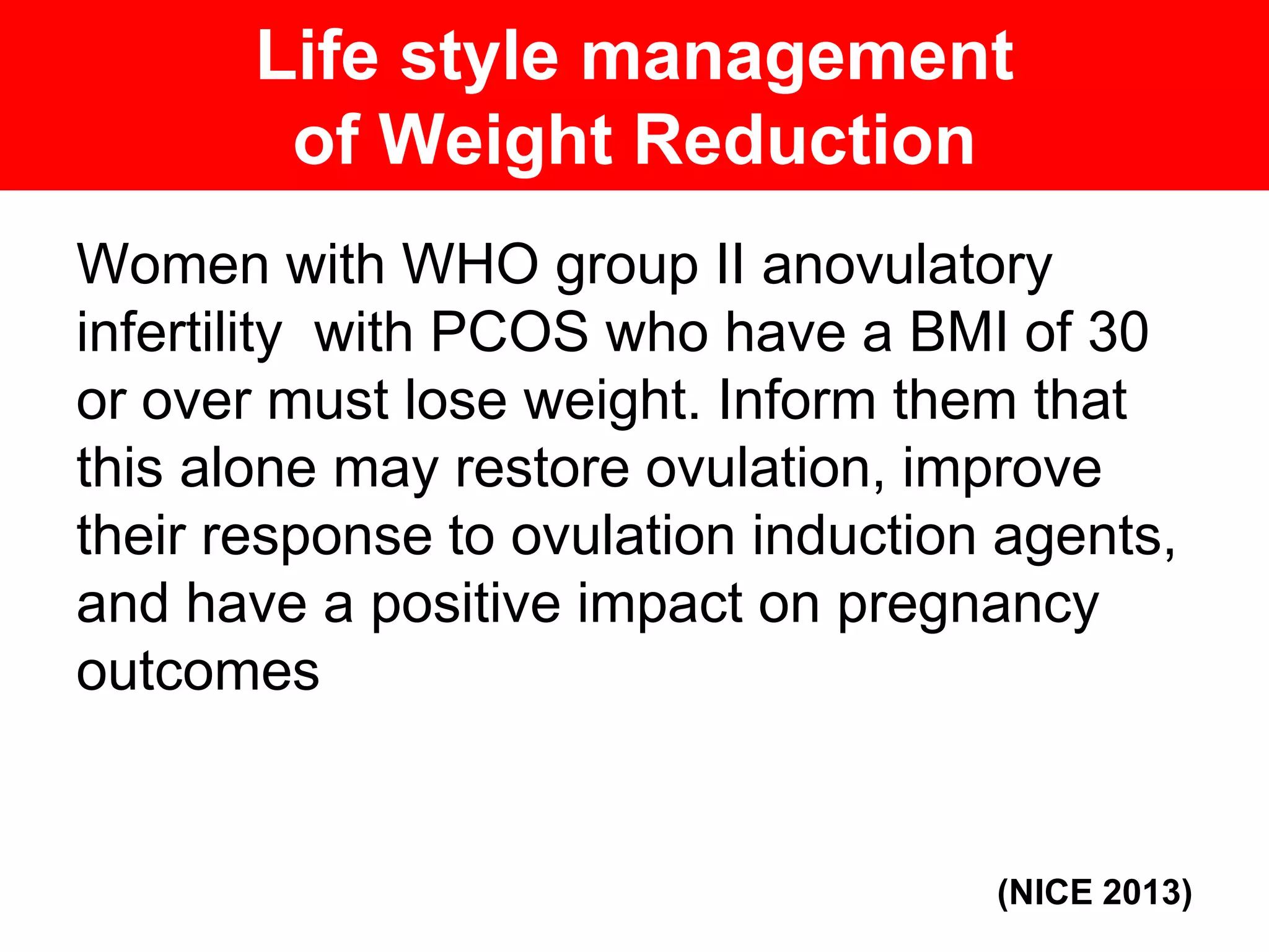 PCOS Treatment Guidelines & Review of Newer Medical Treatment in ...