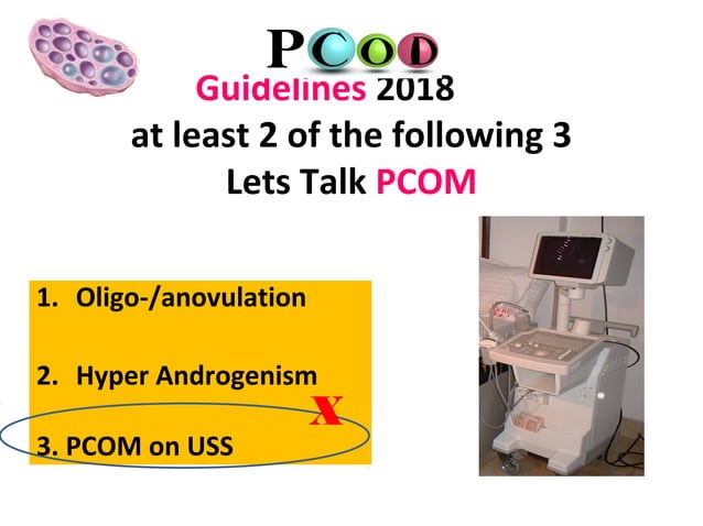 International Guidelines 2018 PCOD Dr Sharda Jain , Dr Jyoti Agarwal | PPT