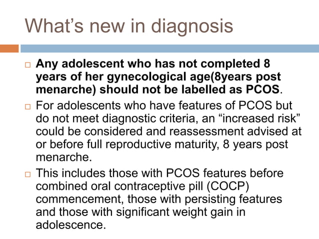 PCOS.. international guidelines ..changes everyone wants to know | PPTX ...