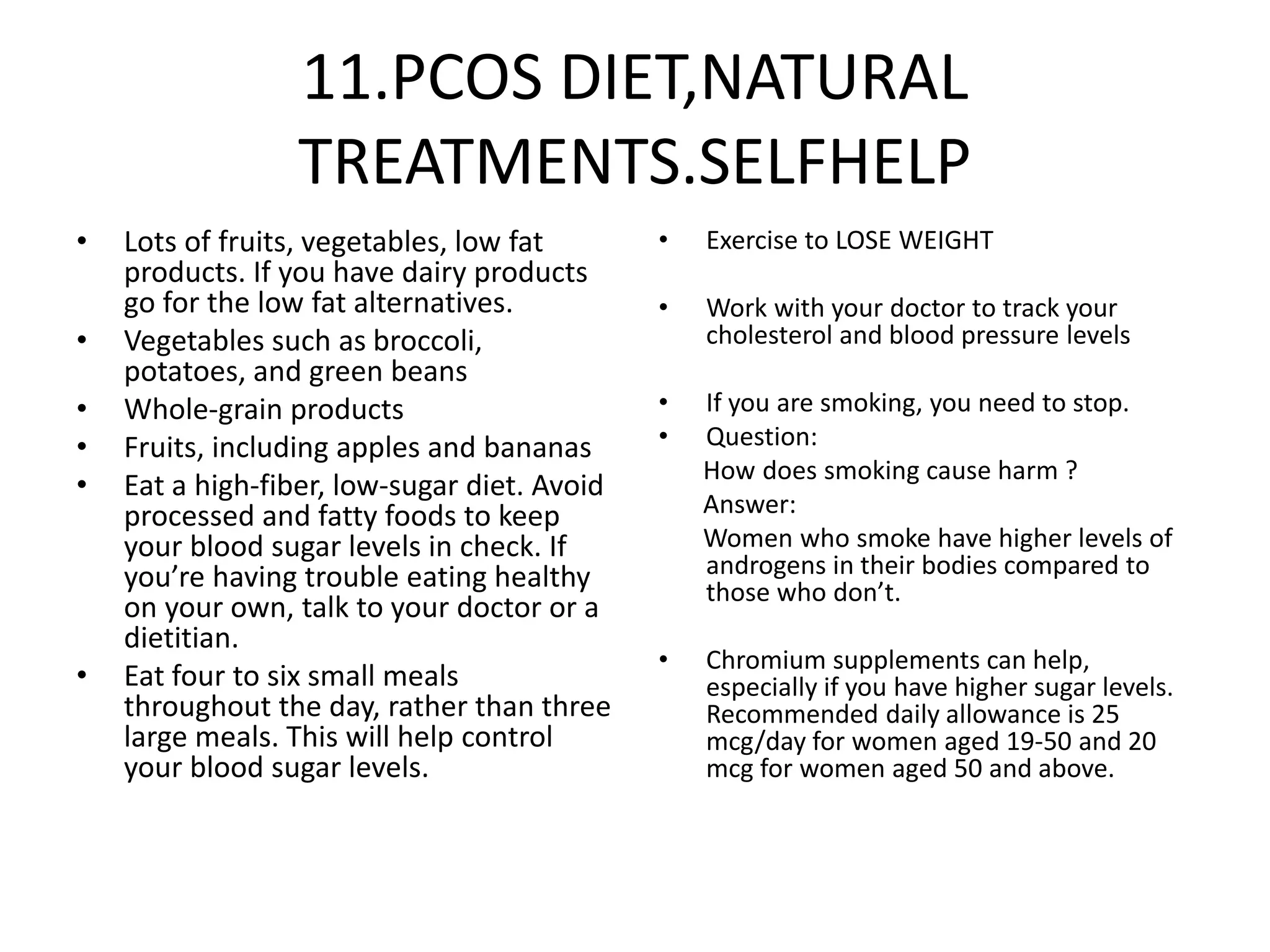 Pcos natural homeo treatments | PPSX | Infertility | Reproductive Health
