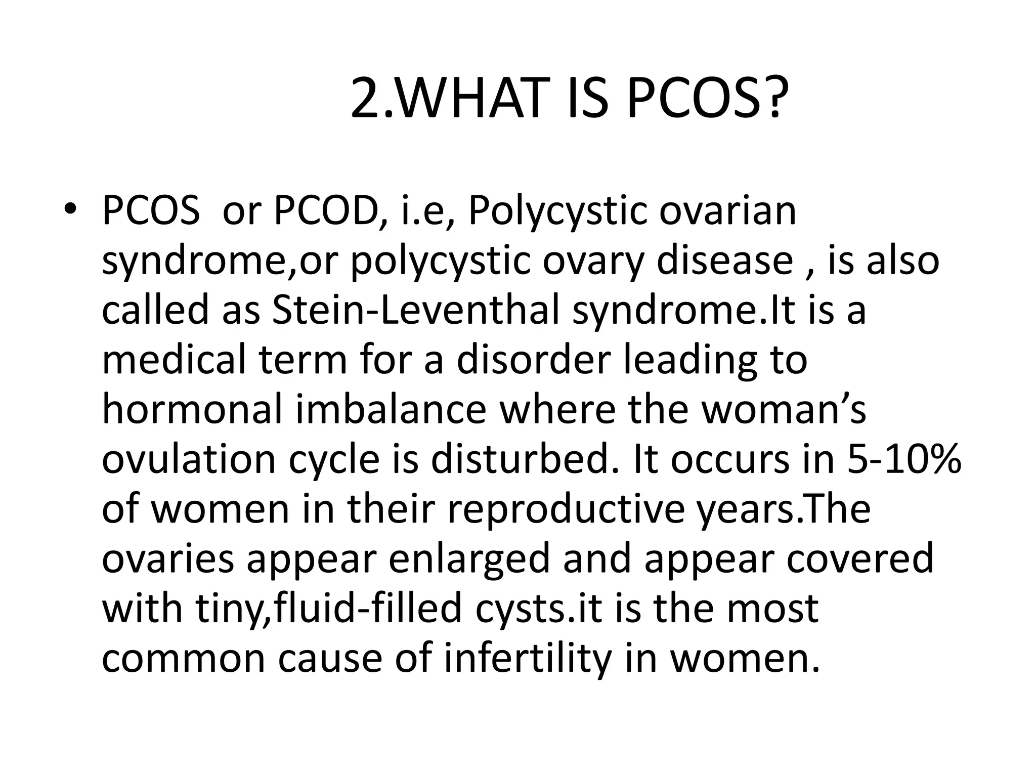 Pcos natural homeo treatments | PPSX | Infertility | Reproductive Health