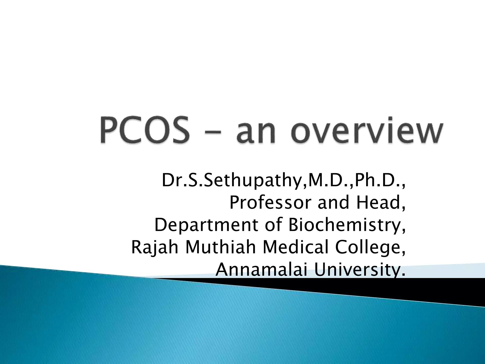 Pcos overview | PPT
