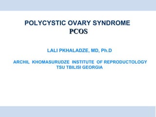 Pcos polycystic ovarian desease | PPT