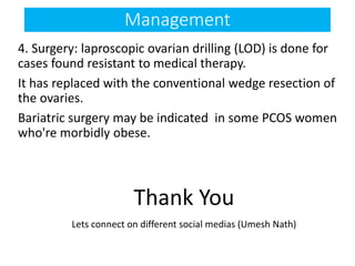 Pcos (polycystic ovarian syndrome) | PPTX