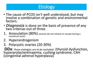 Pcos (polycystic ovarian syndrome) | PPTX