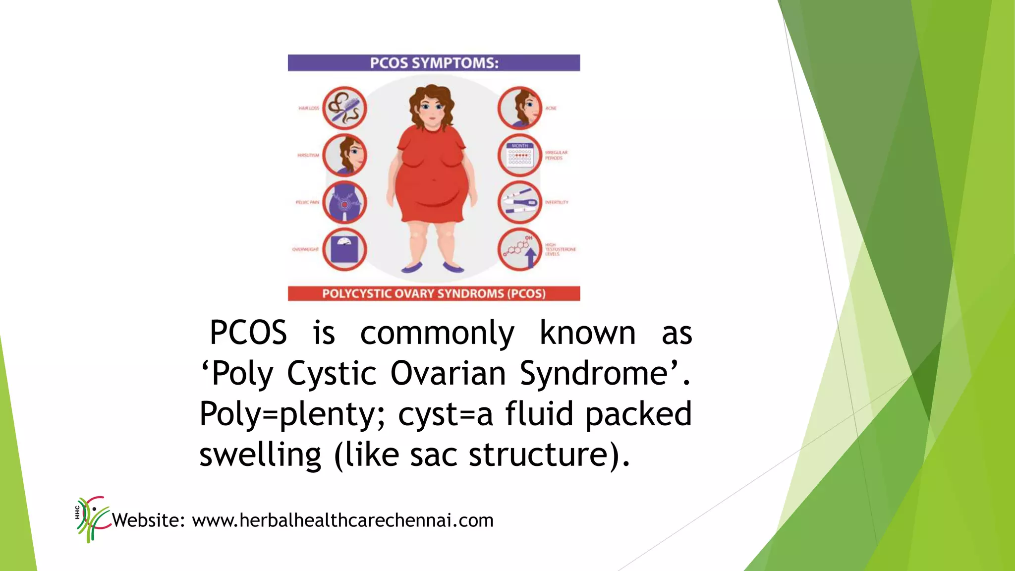 Pcos treatment in siddha | PPTX