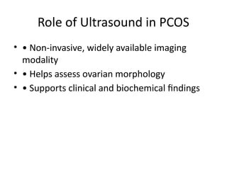 PCOS_Ultrasound_Radiology-1.pptx new guidelines | PPTX