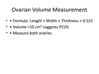 PCOS_Ultrasound_Radiology-1.pptx new guidelines | PPTX