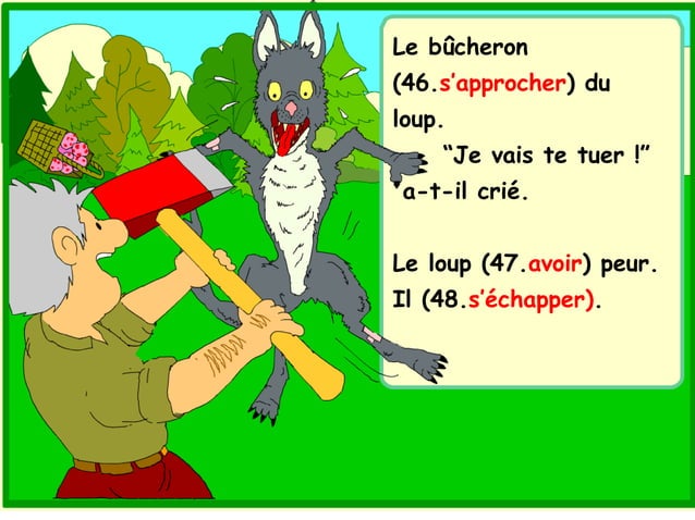 Passé Composé ou Imparfait? Le Petit Chaperon Rouge