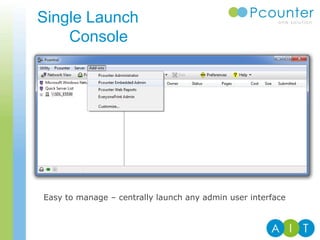 Pcounter Print Management - Overview | PPTX