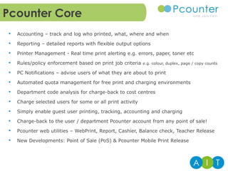 Pcounter Print Management - Overview | PPTX