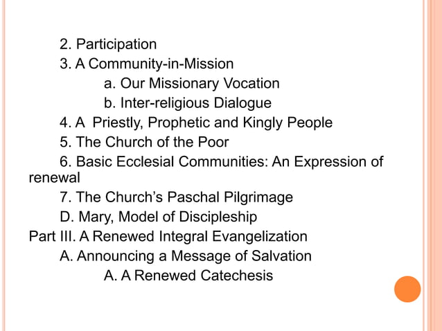 2nd Plenary Council of the Philippines (PCP II) | PPT | Christianity ...