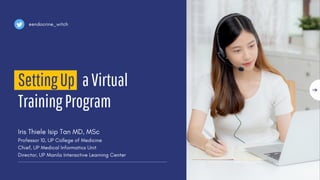 Setting Up a Virtual Training Program | PPT