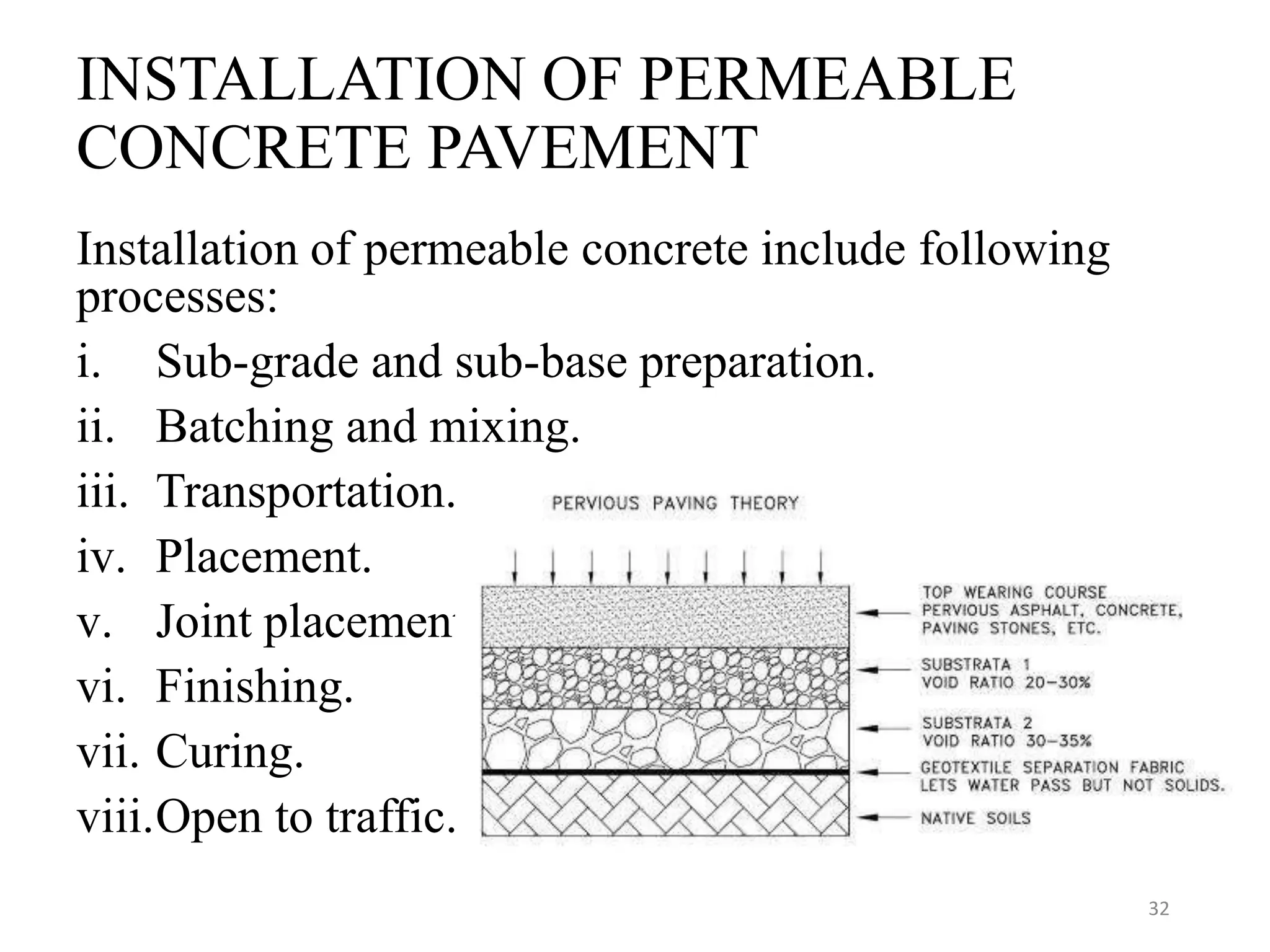 Permeable concrete pavement | PPTX