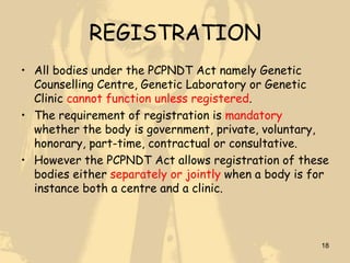 PRECONCEPTION AND PRENATAL DIAGNOSTIC TECHNIQUE | PPTX
