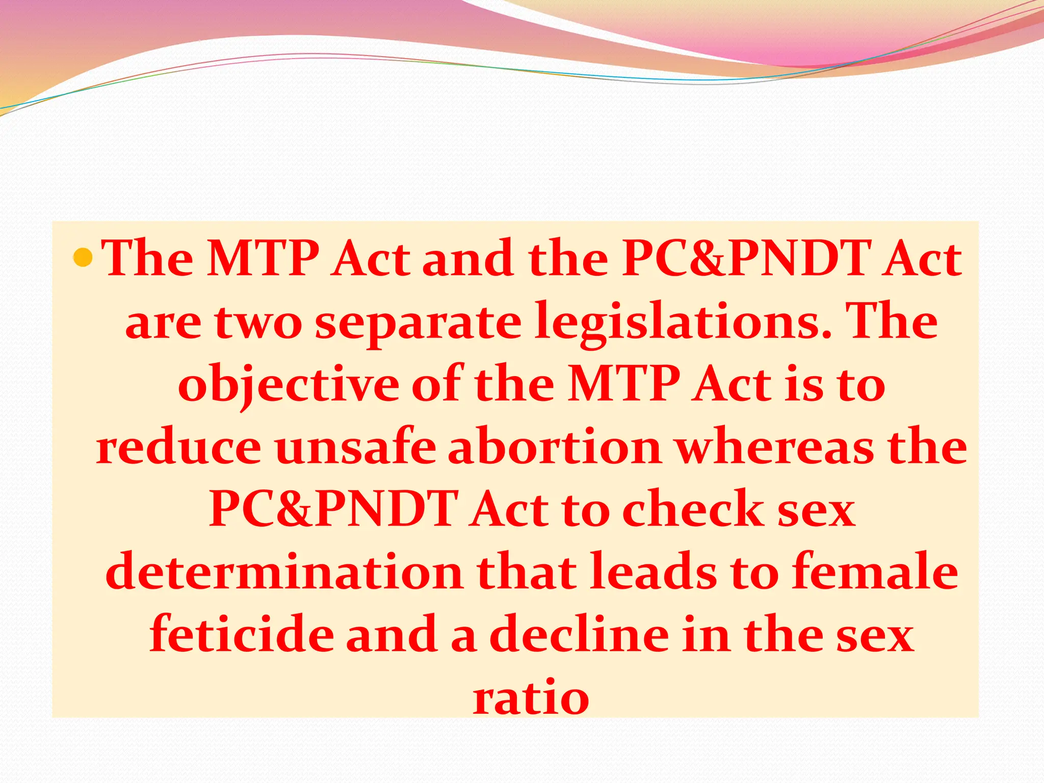 PC&PNDT Amendment Act 2002-MTP ACT.pptx 2021 | PPTX