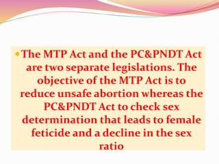 PC&PNDT Amendment Act 2002-MTP ACT.pptx 2021 | PPTX