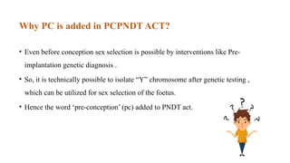 PCPNDT, RECENT UPDATE, MTP ACT, WITH RECT | PPTX