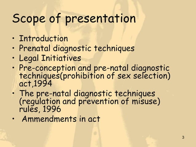 Pcpndt act | PPTX | Pregnancy | Reproductive Health
