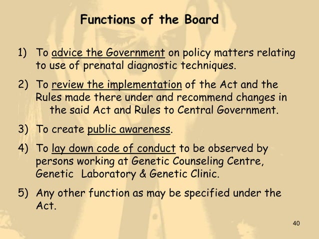 Pcpndt act | PPTX | Pregnancy | Reproductive Health