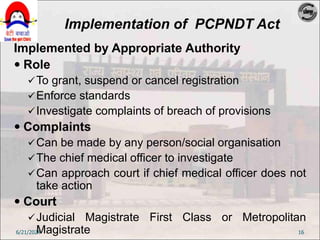 PCPNDT Act_ritesh.ppt with other information | PPT