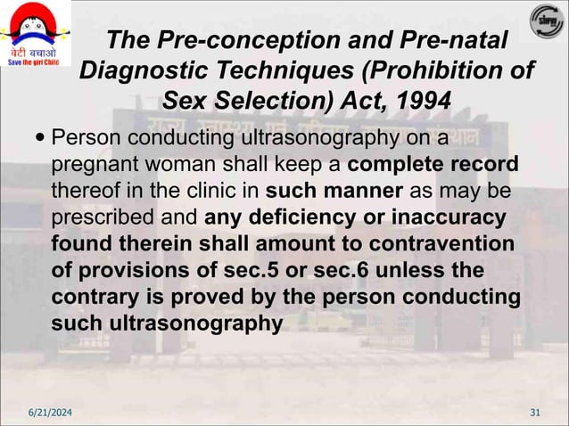 PCPNDT Act_ritesh.ppt with other information | PPT