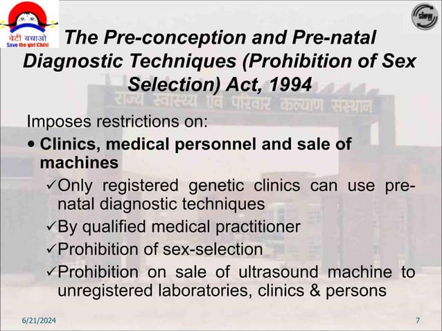 PCPNDT Act_ritesh.ppt with other information | PPT