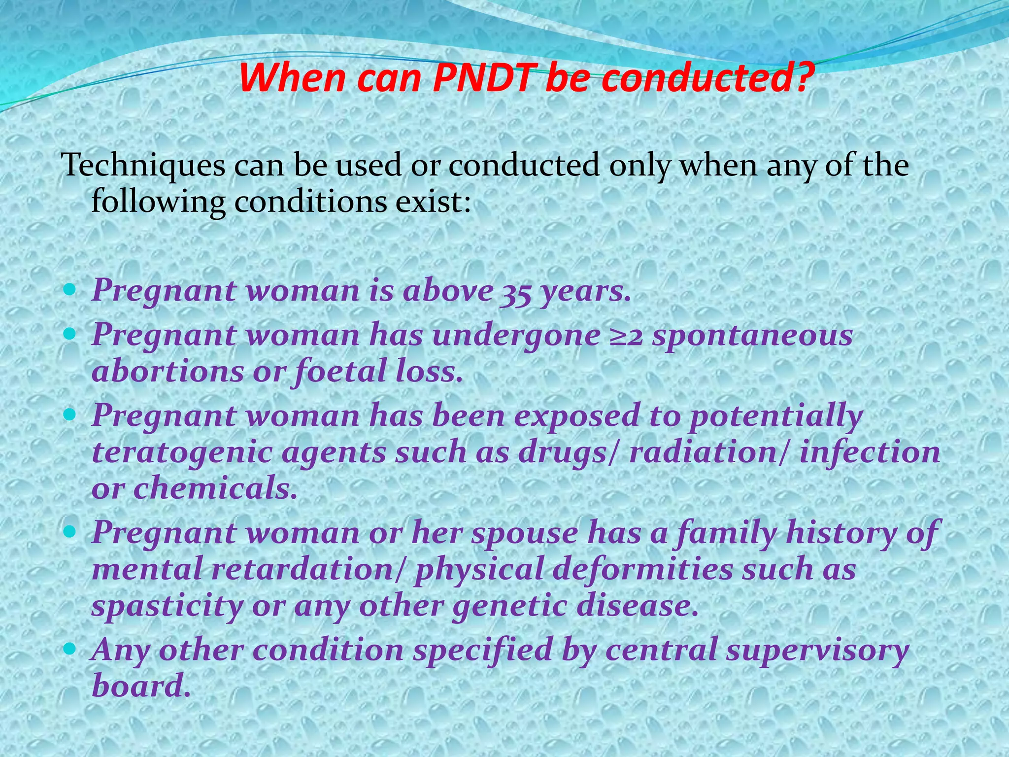 PNDT ACT/ PCPNDT ACT FOR UNDERGRADUATES | PDF