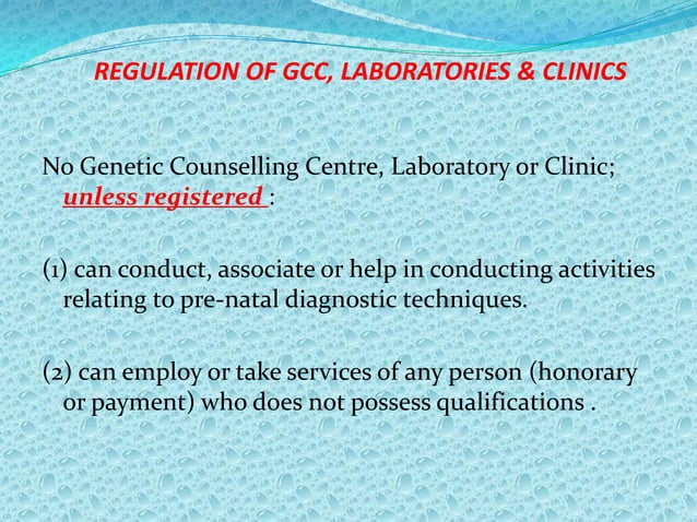 PNDT ACT/ PCPNDT ACT FOR UNDERGRADUATES | PDF | Pregnancy ...