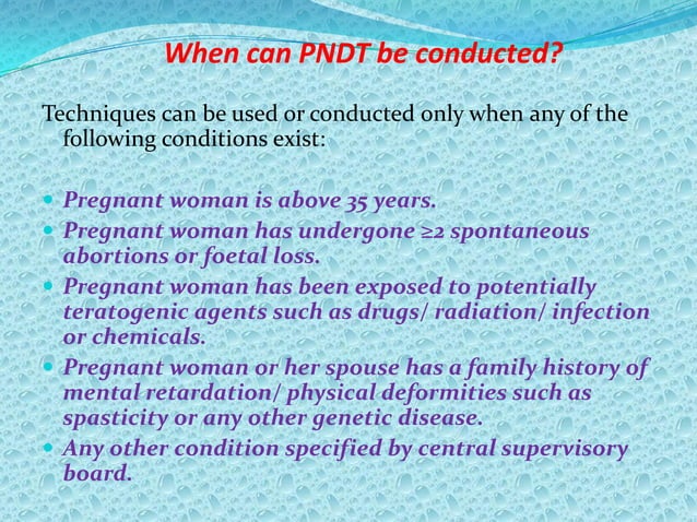 PNDT ACT/ PCPNDT ACT FOR UNDERGRADUATES | PDF | Pregnancy ...