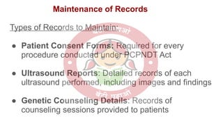 PCPNDT Registration process and formalities.pptx
