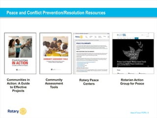 Area of Focus: Peace and Conflict Prevention/Resolution | PPTX