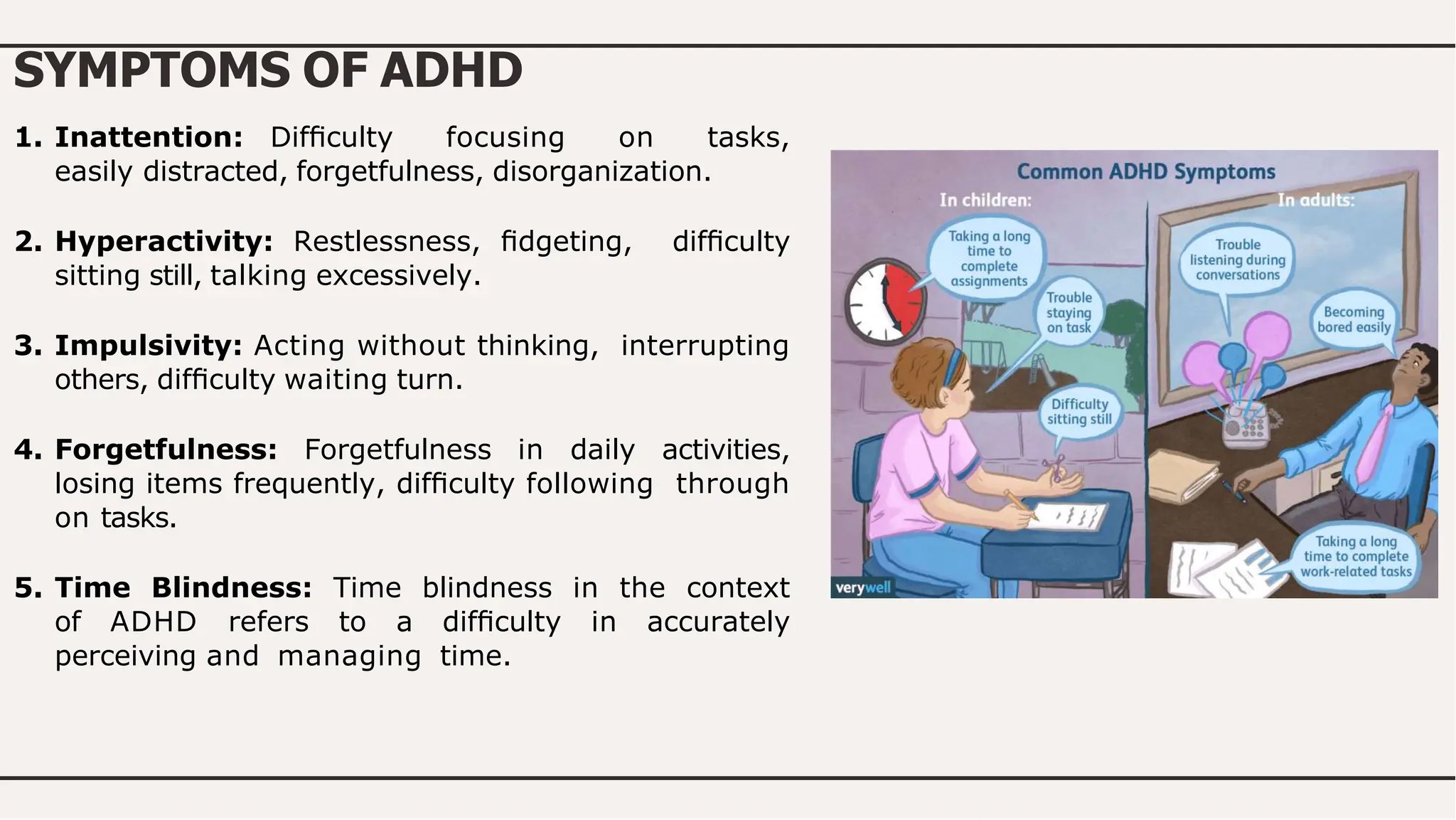 presentation on attention deficit hyperactivity disorder | PPTX
