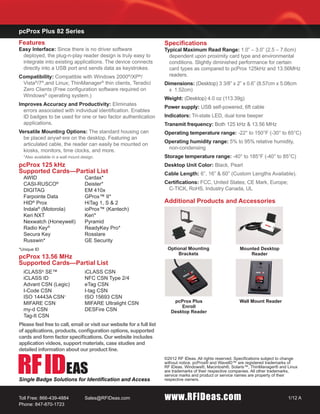 RFIDeas pcProx Plus 82 Series | PDF
