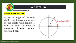 PC_Q2_W1-2_Angles in a Unit Circle Presentation PPT | PPTX