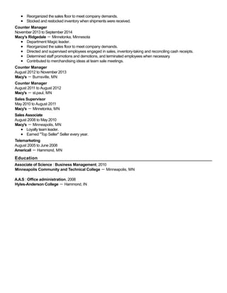 Zifa Awoudi's resume | PDF