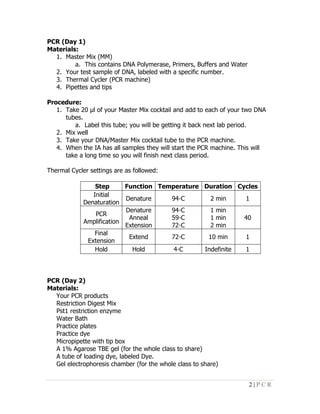 Pcr | PDF
