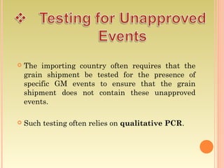 application of pcr in agriculture | PPT