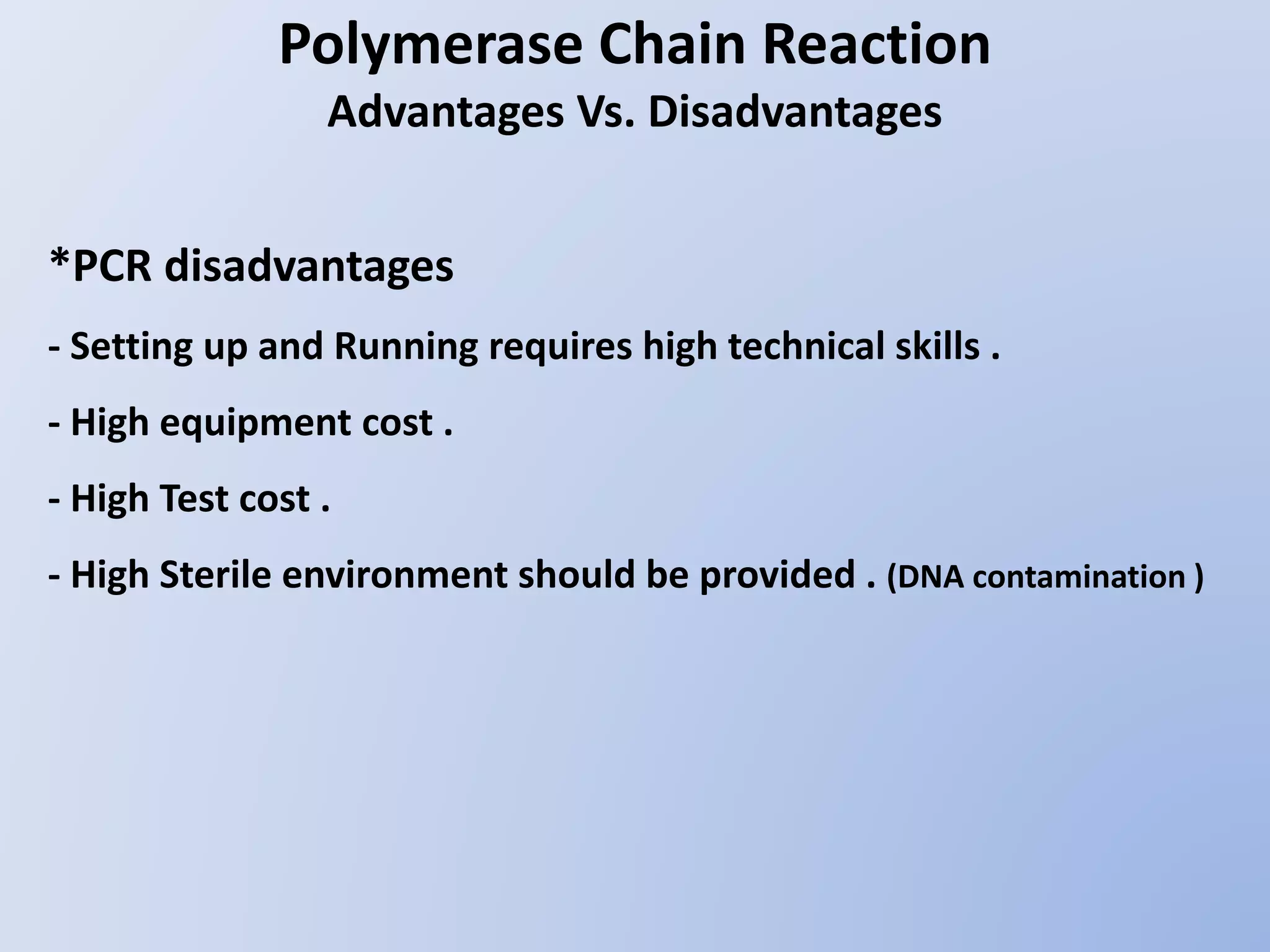Polymerase Chain Reaction - PCR | PPTX