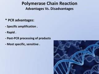 Polymerase Chain Reaction - PCR | PPTX