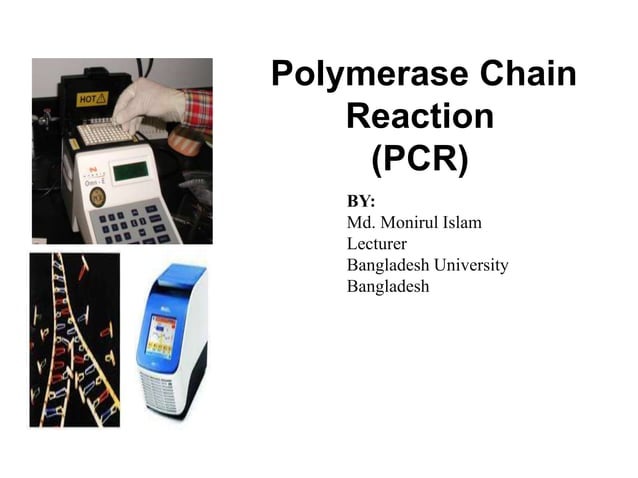 Polymerase Chain Reaction | PPTX
