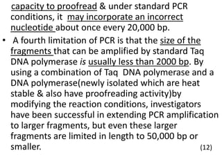 Polymerase Chain Reaction(PCR) | PPTX