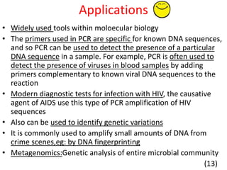 Polymerase Chain Reaction(PCR) | PPTX