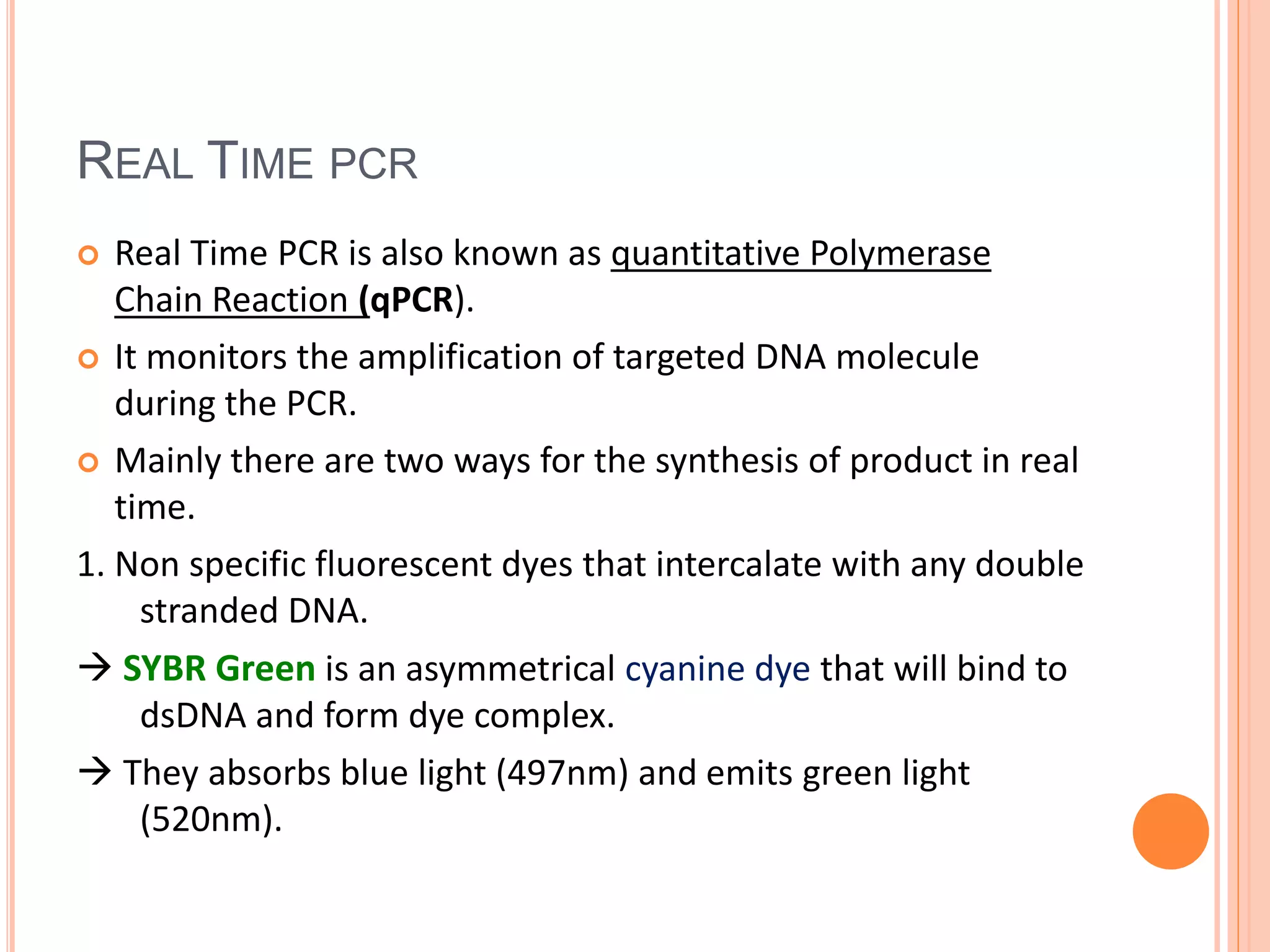 PCR- Steps;Applications and types of PCR (Exam point of view) | PPTX