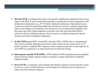 PCR and type of PCR | PDF